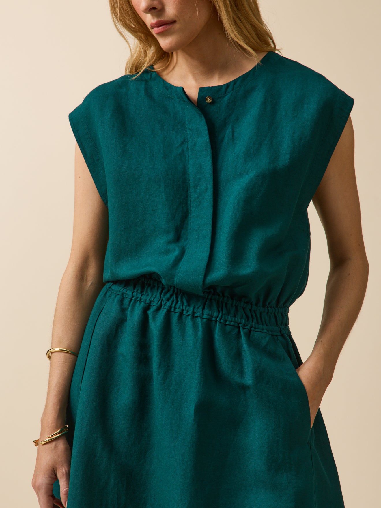 Damen-Etuikleid aus Leinen und Viskose - Cyrillus DE